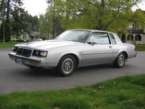 1985 Buick Regal T Type Silver Metallic