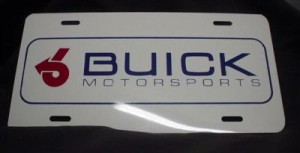 Buick Motorsports License Plates