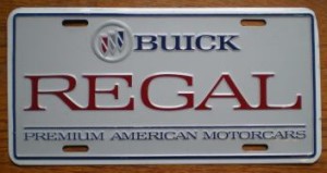 Buick License Plates