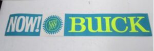 Vintage Buick Stickers