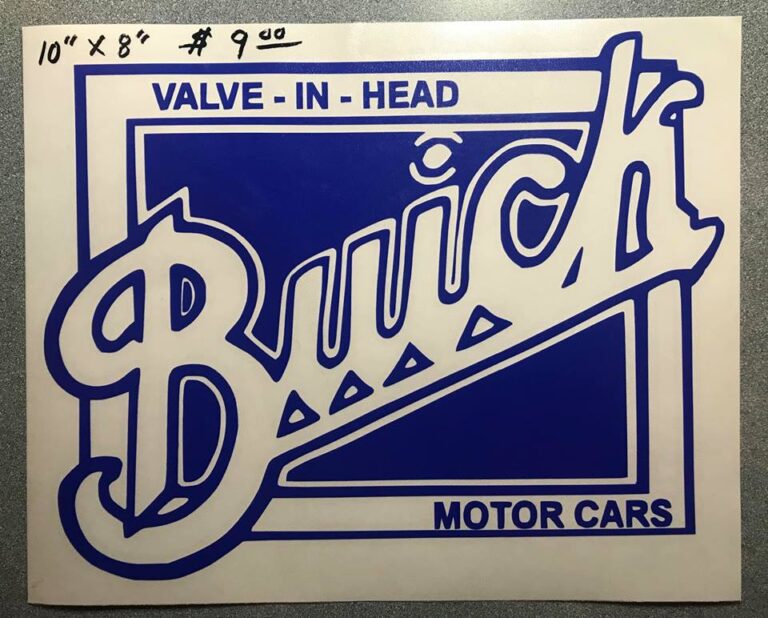 Cool Buick Motor Division Motorsports Racing Factory Decals