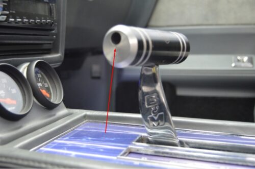 Cool Custom Shifter Handle With Integrated Line Lock Button