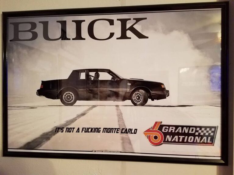 1986 & 1987 Buick Grand National & GNX Drawings & Posters