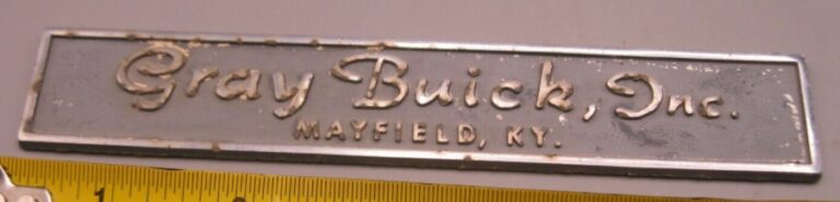 Vintage Buick Auto Dealership Emblems - Buick Turbo Regal