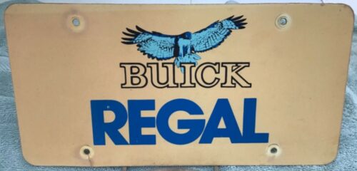 Buick Showroom & Custom Made Front License Plates