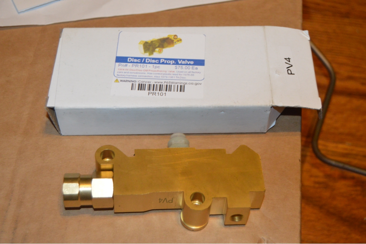 Replace OEM Proportioning Valve With 4-wheel Disc Prop Valve (From ...