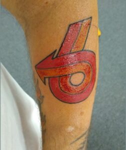 Buick Turbo 6 Logo Arm Tattoos