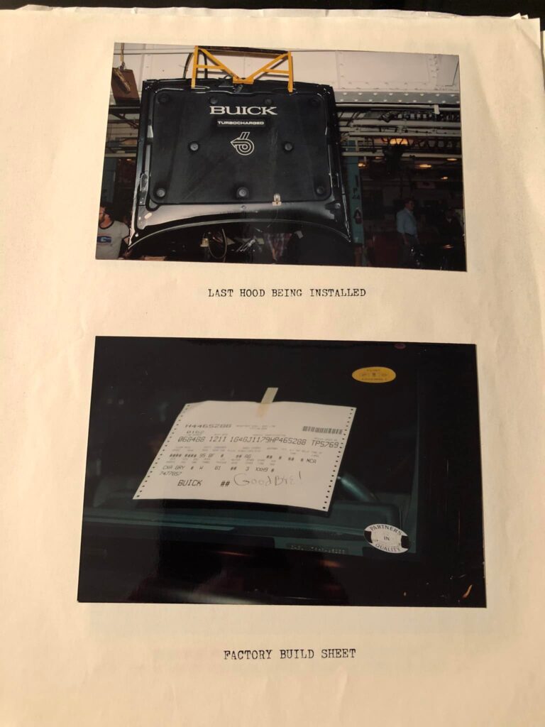 Cool Photos of Last Buick Grand National Produced