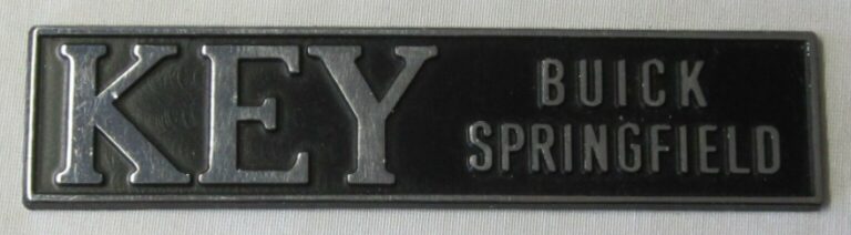 Vintage Buick Dealer Trunk Emblems