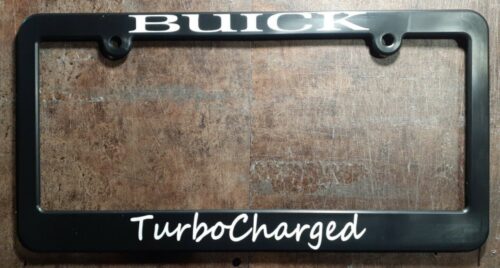 Buick Turbo License Plate Frames