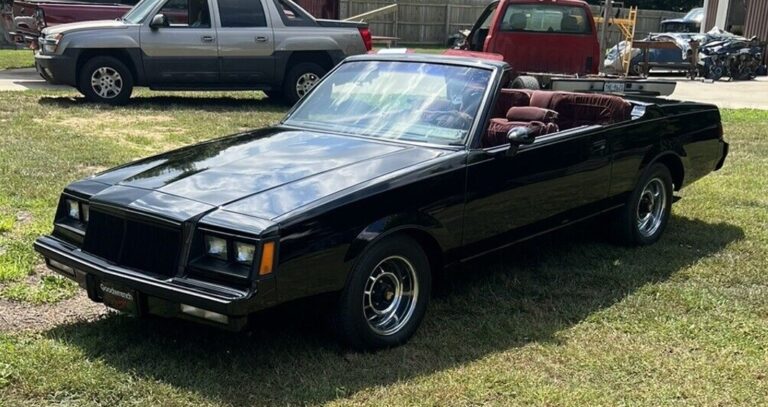 1982 Buick Regal Custom Roadster Convertible