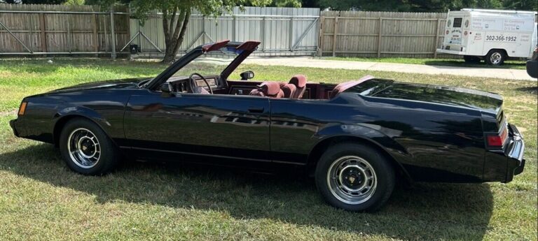 1982 Buick Regal Custom Roadster Convertible