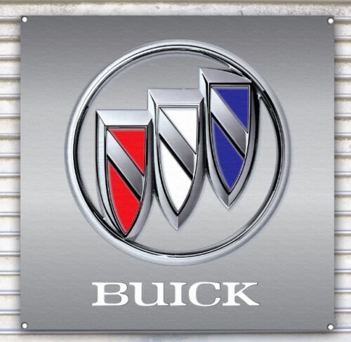 Buick Banners Authorized Service Triple Shield Crest Emblem