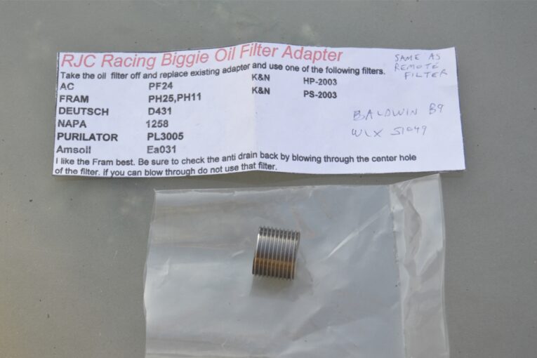 RJC Racing Biggie Oil Filter Adapter