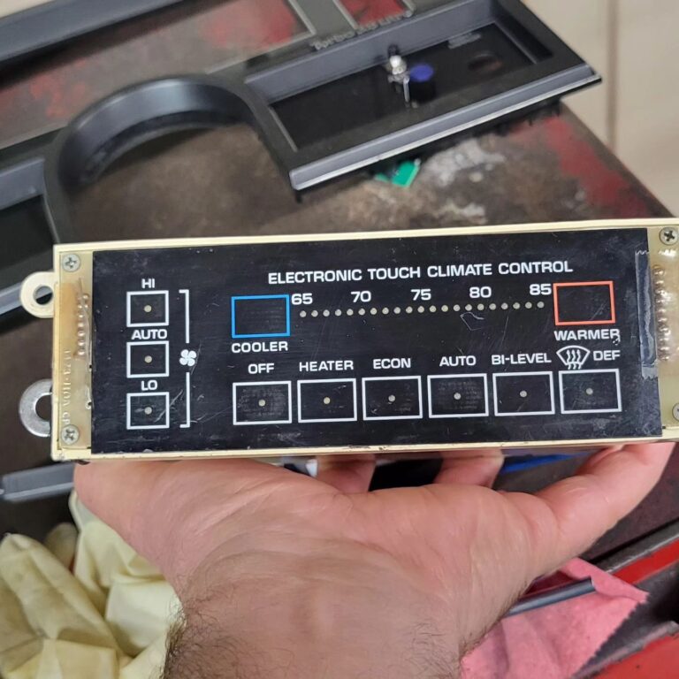 Touch Climate Control A/C HVAC Broken Side Tabs Fix