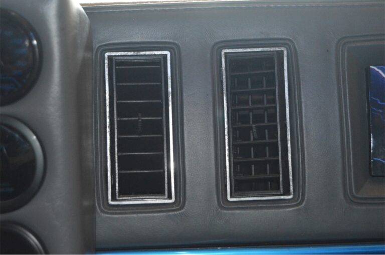 Dash Vents: Fix Chrome Trim Outline (Air Duct Vent Edge) - Buick Turbo ...