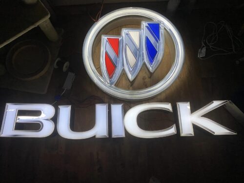 Neon Porcelain Metal Buick GN Garage Signs – Buick Turbo Regal