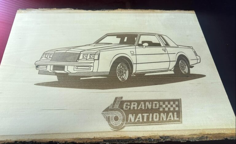 1987 Buick Grand National GNX Hand Drawn Pencil Graphite Sketches ...