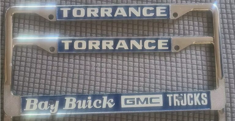 Aftermarket Buick Logo & Car Dealer License Plate Frames - Buick Turbo ...