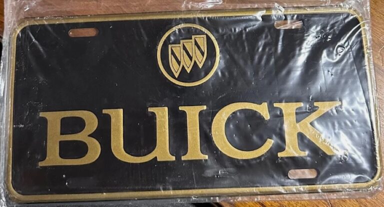 Buick Booster Novelty Front License Plates
