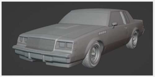 3D Printed 1/24 Scale 1987 Buick GNX