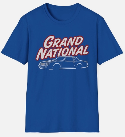 Cool Buick Grand National Graphic Tee Shirts